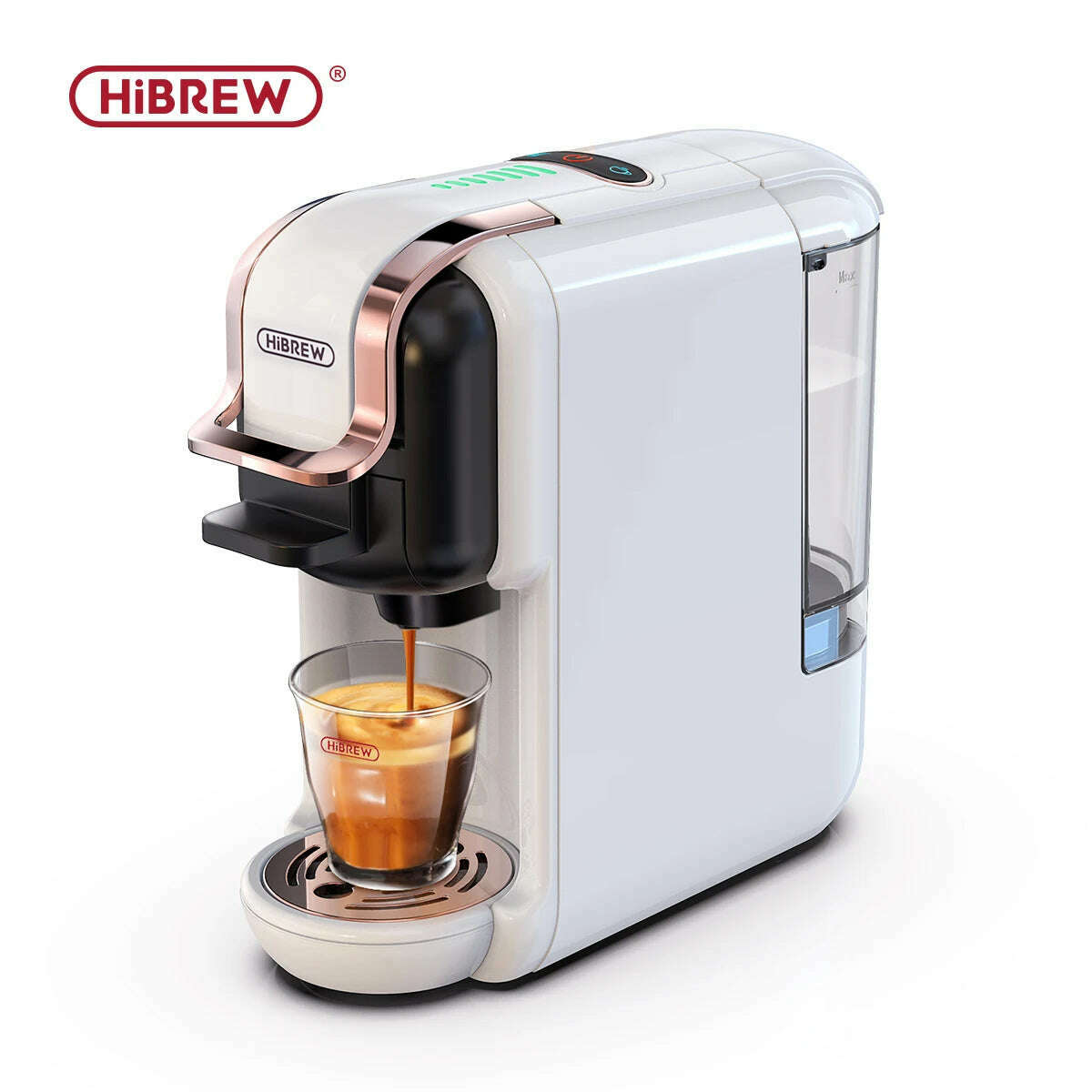 HiBREW Multiple Capsule Coffee Machine, Hot/Cold Dolce Gusto Milk ...